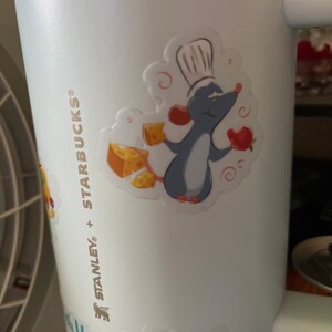 Hungry Gus Gus Snacks Transparent Sticker/ Cinderella Sketch Princess ...