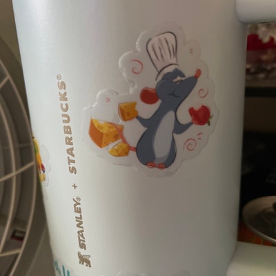 Hungry Gus Gus Snacks Transparent Sticker/ Cinderella Sketch Princess ...