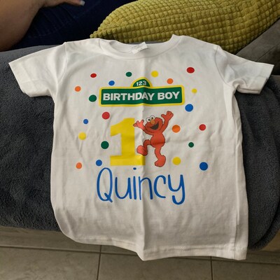 Elmo Sesame Street Shirt, Elmo Matching Shirts, Elmo Birthday Outfit ...