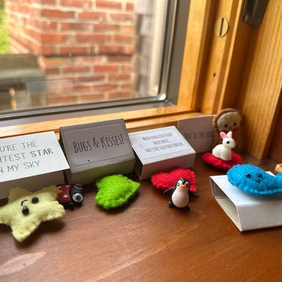 Anxiety Gift Worry Monster Matchbox, Pocket Pal Gift for Friends ...