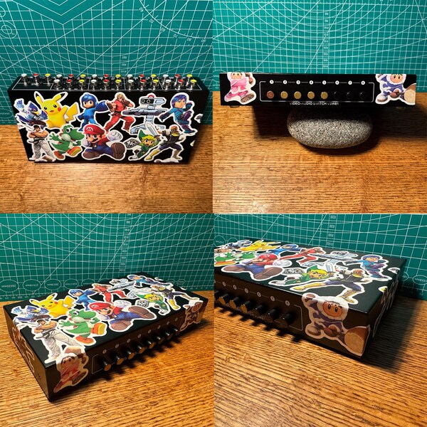 50 Super Smash Video Game Anime Cartoon Vinyl Stickers Pack Waterproof ...