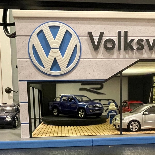 1/64 Model Cars Diorama Model Diecast - Car Wash Station! - 3D Printed ...