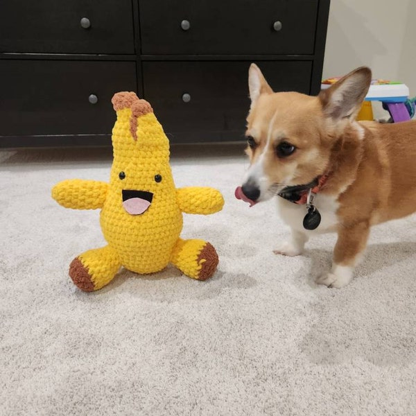 Cute Banana Peely Plush Crochet Pattern PDF - Etsy