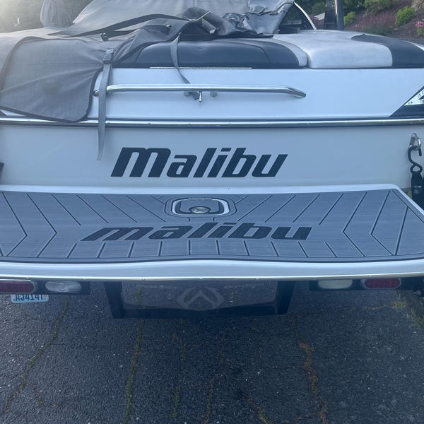 Malibu Boat Emblems Domed Boat Decals Stickers (set) - Etsy