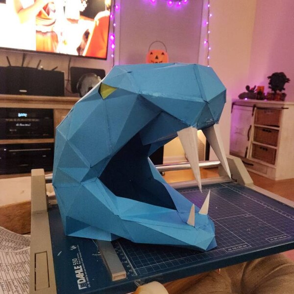 Snake Mask Pattern - Open Face for Great Visibility! Paper Mask ...