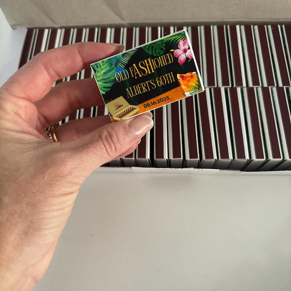 Just Married Wedding Car Personalized Match Boxes, Custom Engagement ...