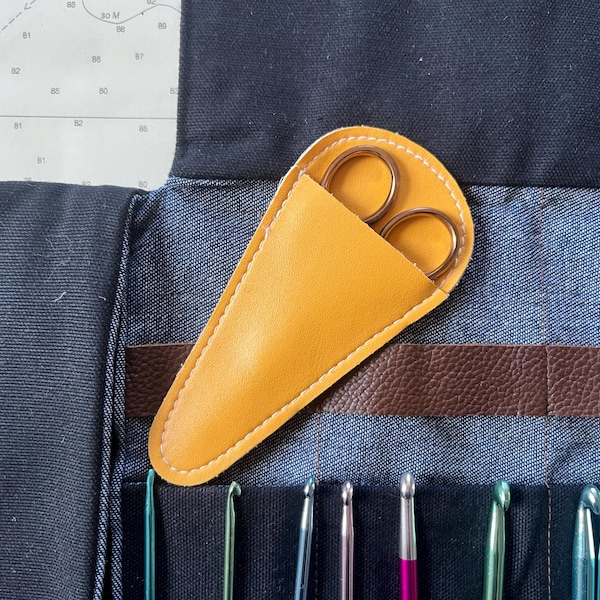 Scissor Sheath, Leather Sheath, Small Scissors Case, Embroidery ...