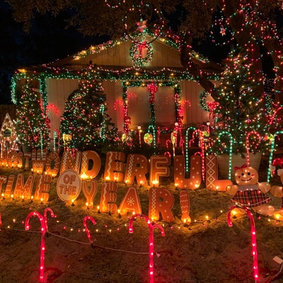 Gingerbread Man & Woman Pathway Markers 16pc Christmas Yard - Etsy