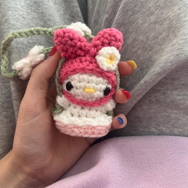 Cute Crochet Octopus Keychain/ Kawaii Octo Plush/ Amigurumi Keychain ...