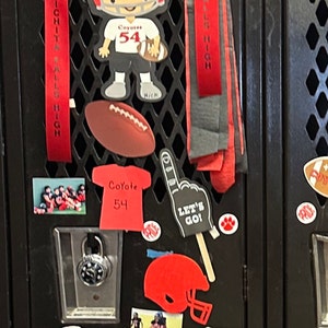 Locker Decorations Personalized to Your Features and Team - Etsy