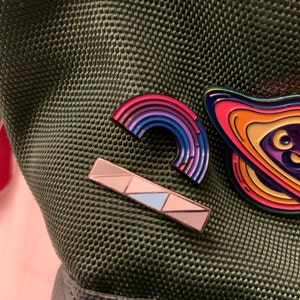 Aroace Rainbow Pin Aro Pride Accessory Badge Aromantic | Etsy