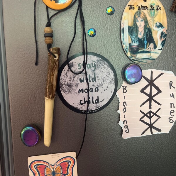 Cornish Holly Wood Athame Pendant - Protection - Pagan, Wicca ...