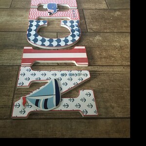 Nautical Scrapbook Papers With Sail Boats Sailor Hats & Anchor Patterns ...