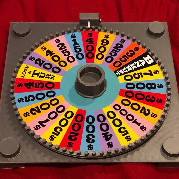 80s 90s Era Wheel of Fortune Board Game Wheel Spinner - Www.facebook ...