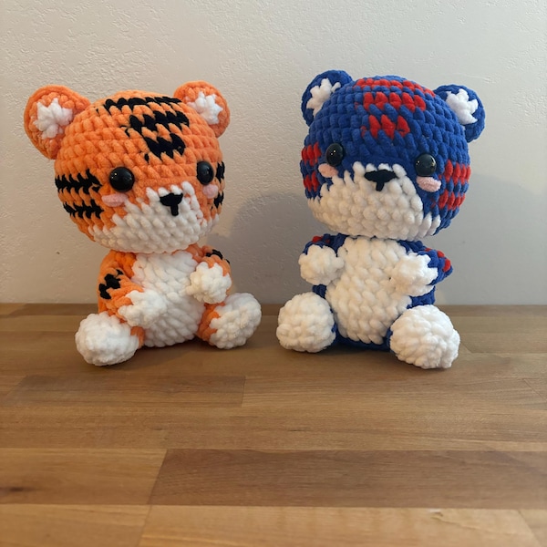 Baby Tiger Crochet Pattern | Safari Tiger | Cute Tiger With Safari Hat ...