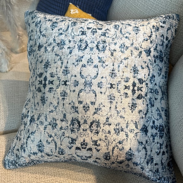 Bedding Pillow, Ivy Pillow Cover, Pillow With Blue, Ethnic Pillow ...