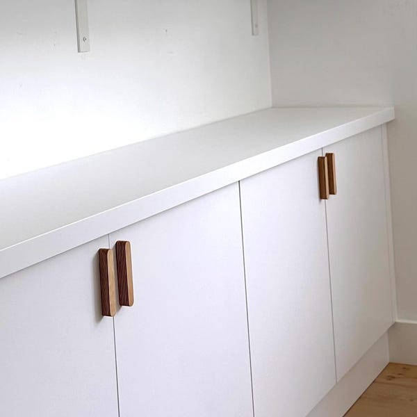 Handles for Cabinet, BIRCH PLY, Wardrobe Handles, Kitchen Handles, Door ...