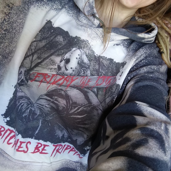 Horror Halloween Jason Friday the 13th Character Shirt Sublimated Tie ...