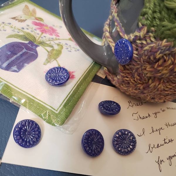 Vintage Clevenger Brothers Deep AMETHYST Purple QUILT & STARS ...