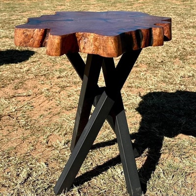 H 22 Inch, End Table Base, Straw Bundle Shaped, SS1760 - Etsy