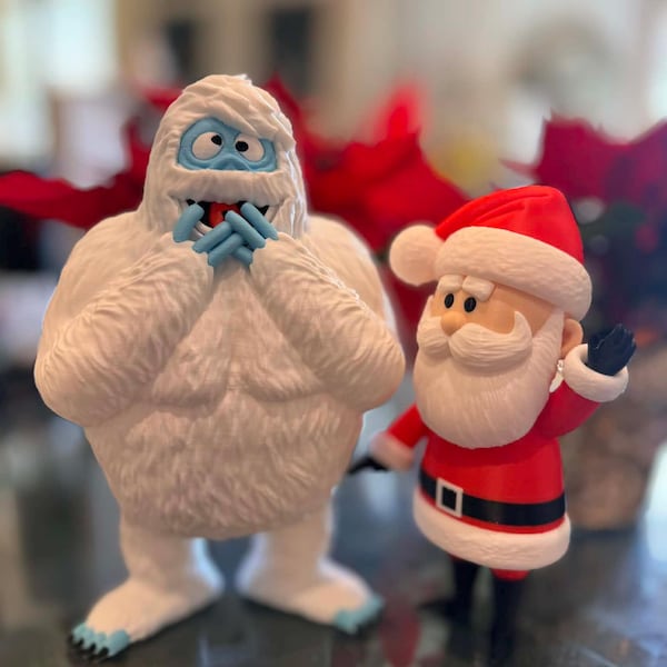 Christmas Decoration Bumble Figurine Rudolph Holiday Display 3D Printed ...