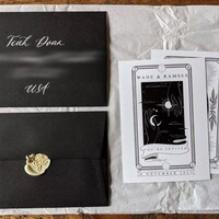 Ethereal Wedding Dinner Menus on Handmade Paper / Party Dinner Menu ...