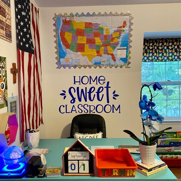 Home Sweet Classroom Decal for Door or Wall Classroom Decor Teacher ...