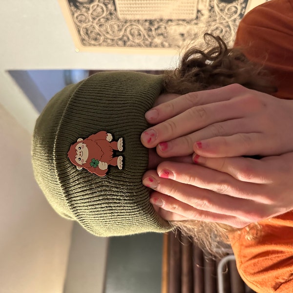 Loveland Frogman Keychain Fuzzy Frog Foot Lucky Lizard Man Key Holder ...