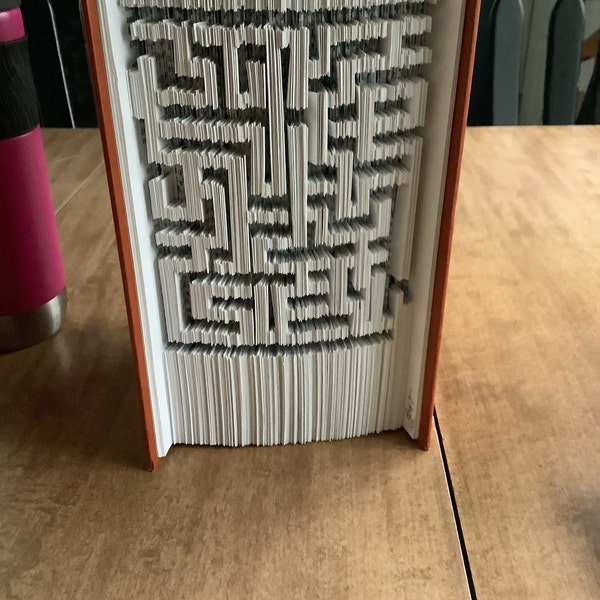 Labyrinth BOOK FOLDING PATTERN + Instructions - Maze Book Folding ...