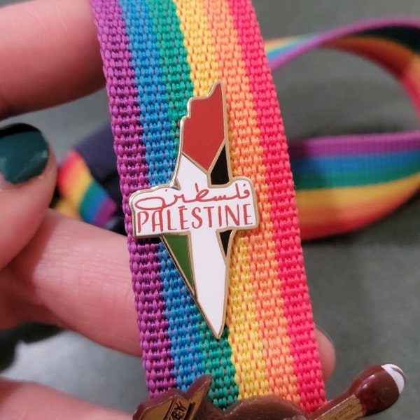 Palestine Lapel Pin Palestinian Pin Palestinian Flag Pin Badge ...
