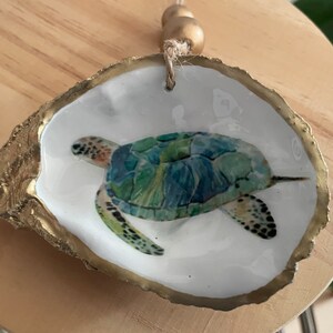 Golden Decoupage Oysters Under the Sea - Etsy