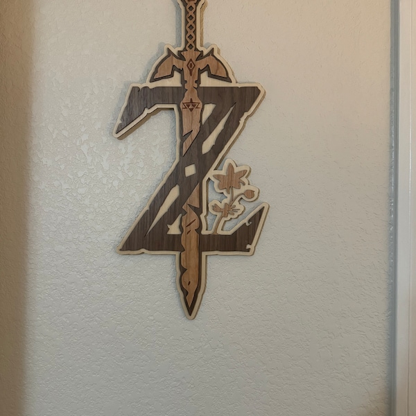Legend of Zelda Sign Zelda Art Nintendo Art Zelda Decor Zelda Gift ...