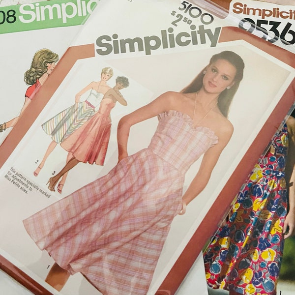 Vtg 70's Girls Tops Back Slit Opening Tie Ends Gathered Sleeves Self ...