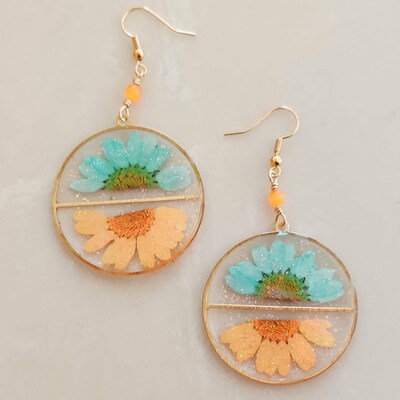 12pcs/pack Pressed Daisy Flowers Real Dried Flowers Natural Wild ...