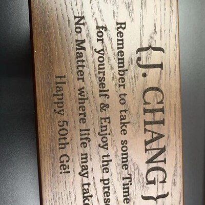 Personalized Wooden Gift Box With Lock & Key , Engraved Wood Jewelry ...