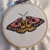 Hand Embroidery Pattern. PDF. Tiger Moth. Apantesis Incorrupta. How to ...