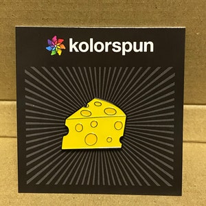 Cheese Enamel Pin for Fitted Hats, Pin for Bag, Pin for Backpack, Lapel ...