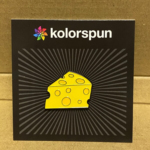 Cheese Enamel Pin for Fitted Hats, Pin for Bag, Pin for Backpack, Lapel ...