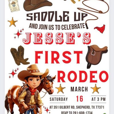 Holy Cow Invitation, Editable Holy Cow Birthday Invitation, Cowgirl ...