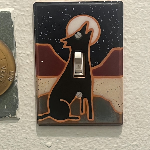 Light Switch Coverings Painted, Blanket, Brown & Green, Southwest ...