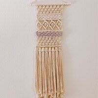 Macrame + Weaving Pattern for Wall Hanging "macraweave" DIY Beginners Manual, Macrame ...