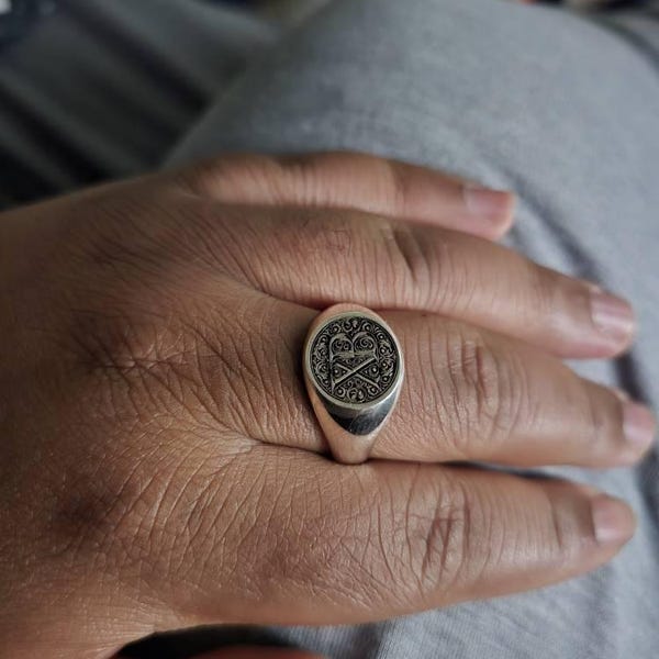 Personalized University Graduation Ring – Custom College Class Ring in ...