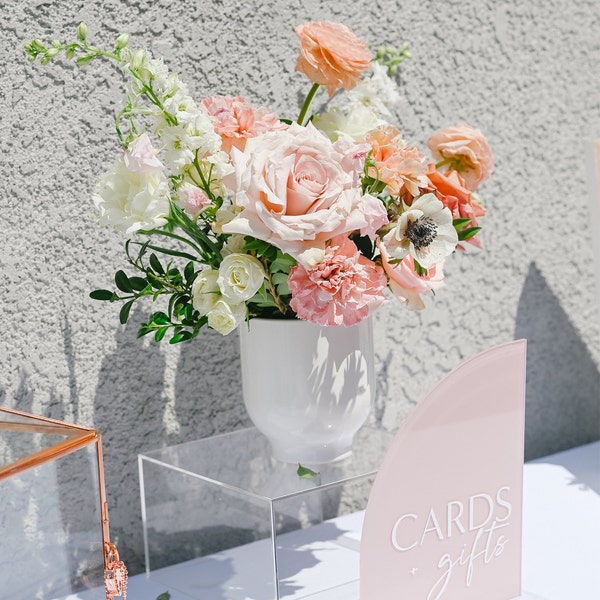 Cards & Gifts Half Arch Table Sign | Gift and Cards Sign | Modern ...