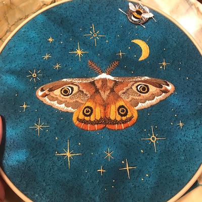 Butterfly: Hand Embroidery Pattern, Thread Painting Tutorial, Instant ...