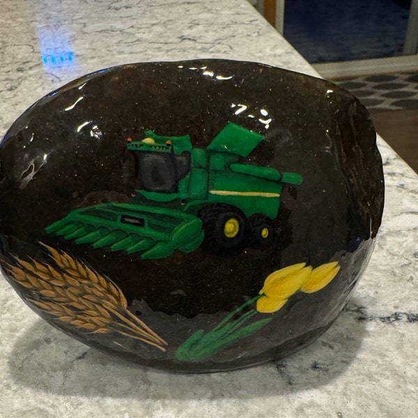 Hand Painted Personalized Memorial/cemetary Stone Painted Rock/ Gift by ...