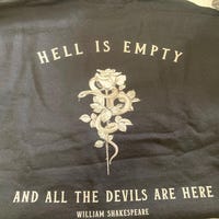 Shakespeare Sweatshirt Goblincore Crewneck Fairy Grunge Goth Sweater ...