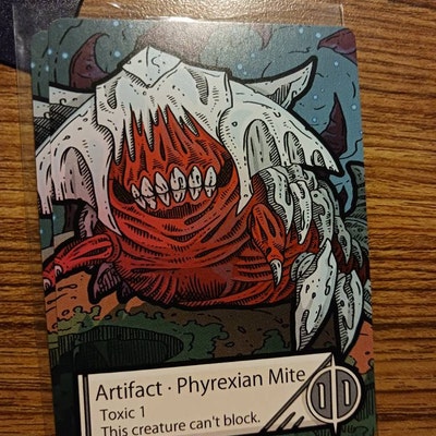 Phyrexian Mite Token Custom Altered MTG Magic the Gathering Fantasy ...