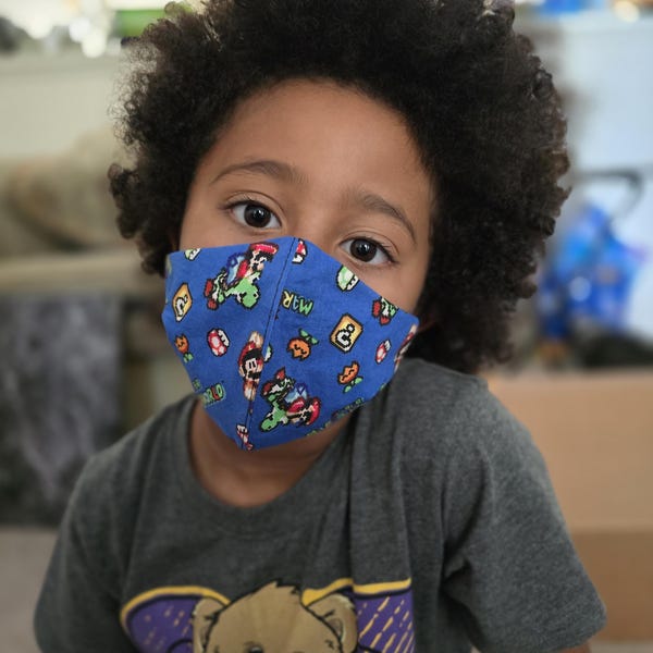 Reusable Cartoon Face Masks - Etsy