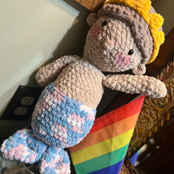 The Original Merboys Amigurumi Pattern, Crochet Merboy Plushie Pattern ...