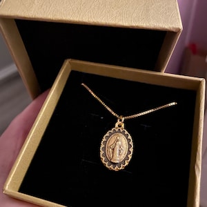 XL Blue Miraculous Medal/ Miraculous Medal for Necklace/blue - Etsy